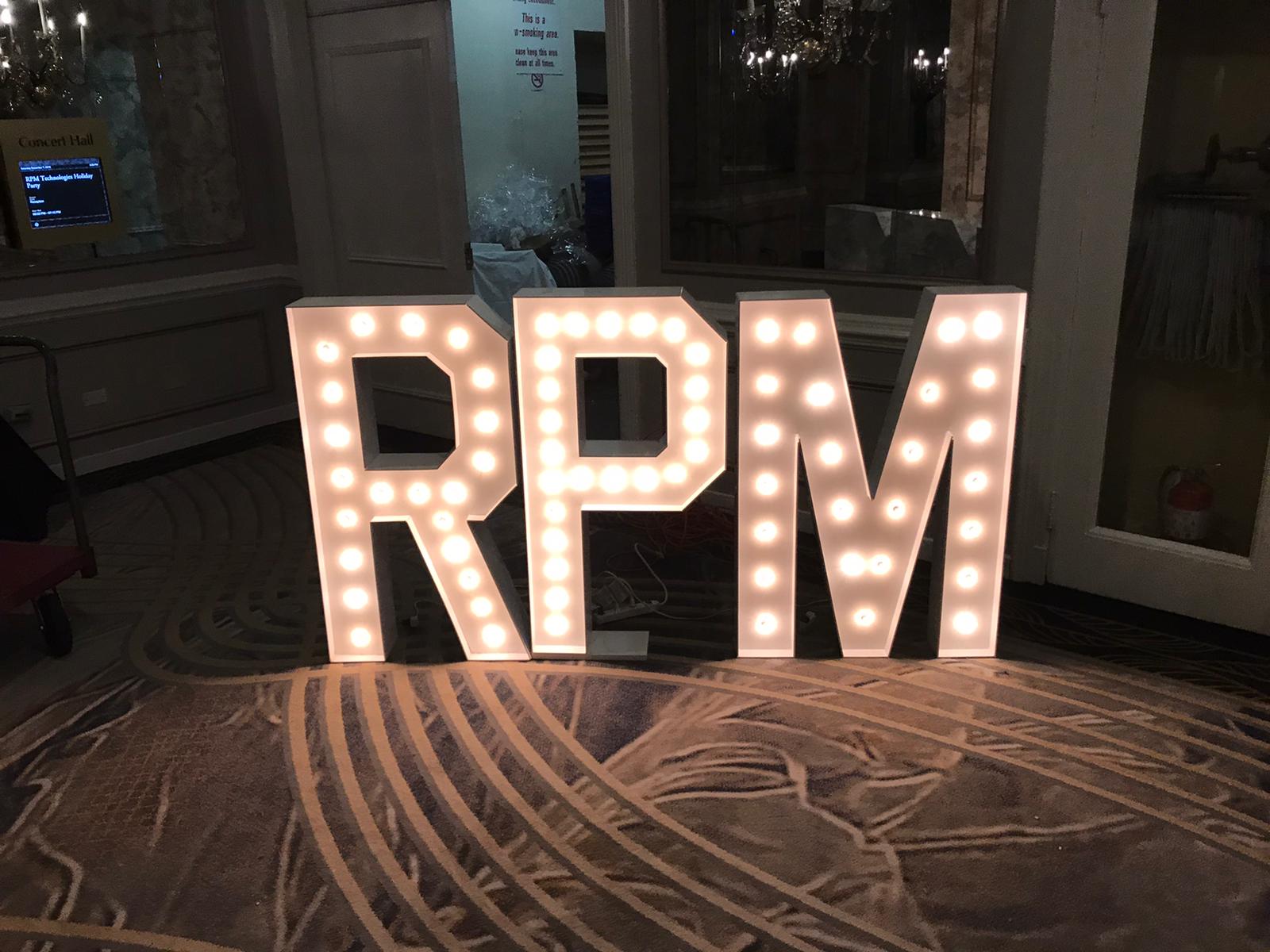 Block Marquee Letters Rental in London- Marquee Lights| Event Rental