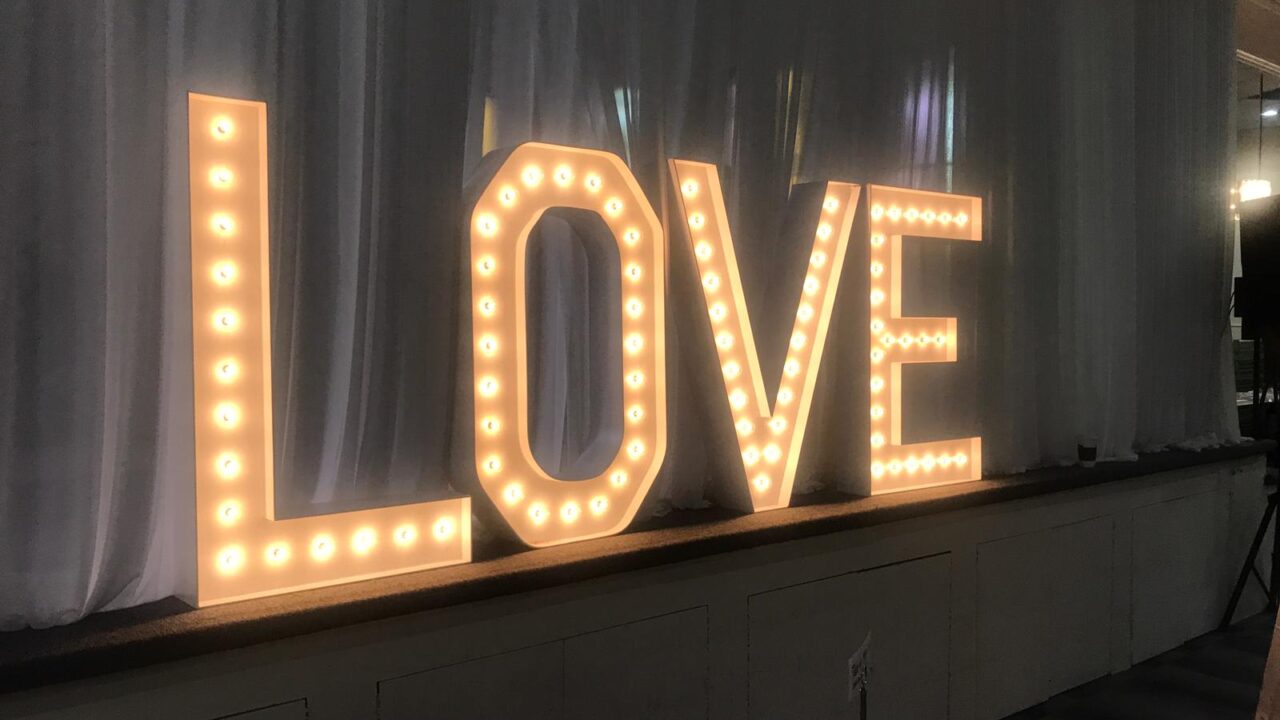 LOVE Marquee Letters Rental | Marquee Lights