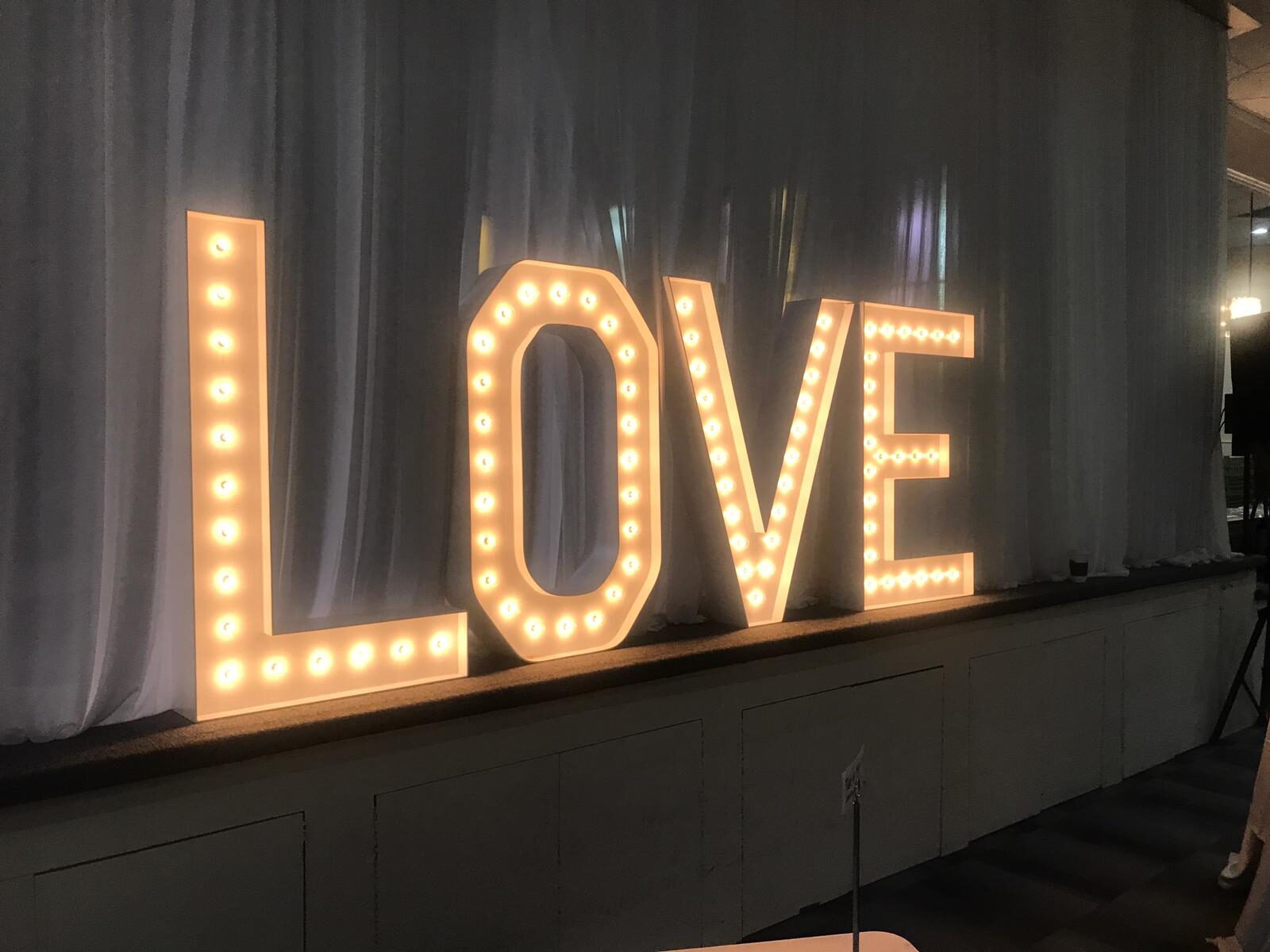 Marquee Numbers With Lights Rental | Marquee Lights