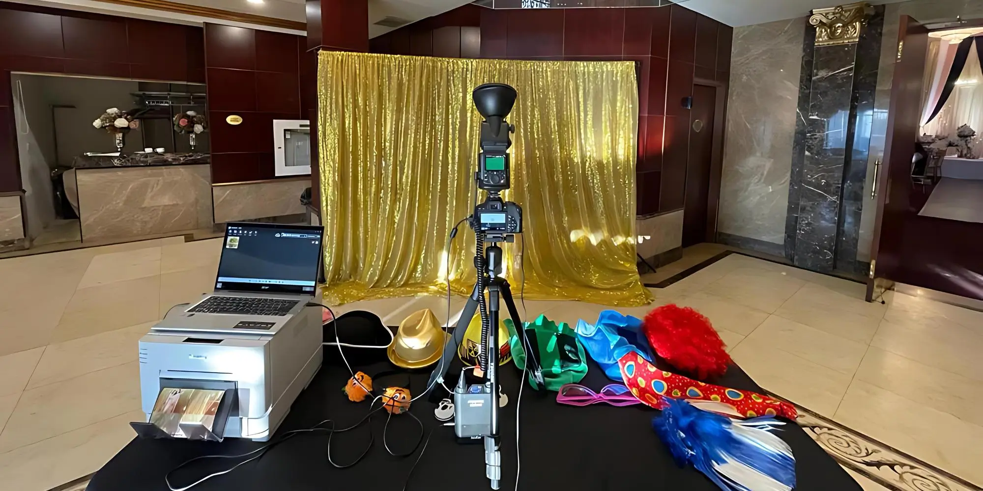 Photo Booth Backdrops | Marquee Lights